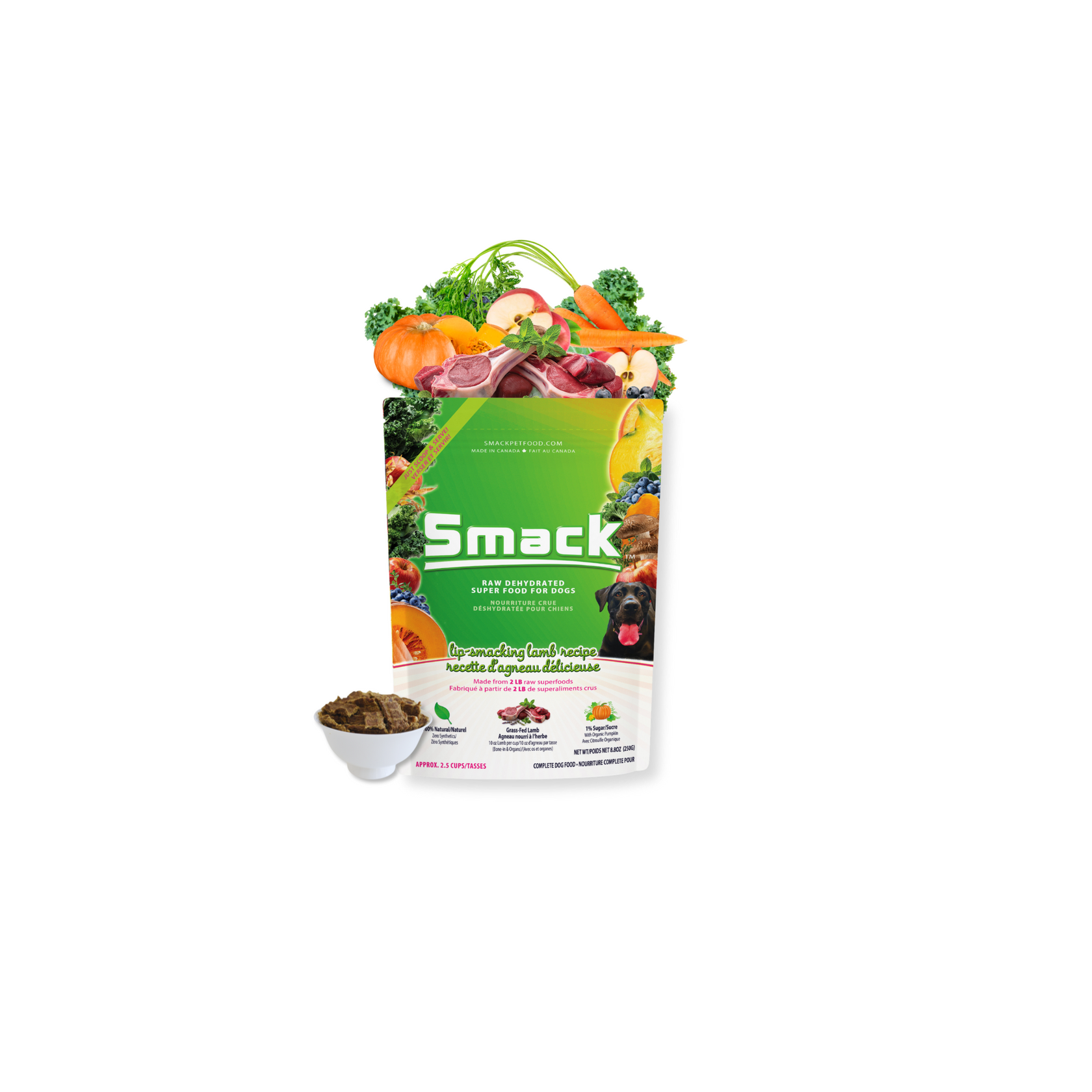 Smack Pet Food - 5-STAR RATED - Whole Raw Foods | Kibble Convenience ...