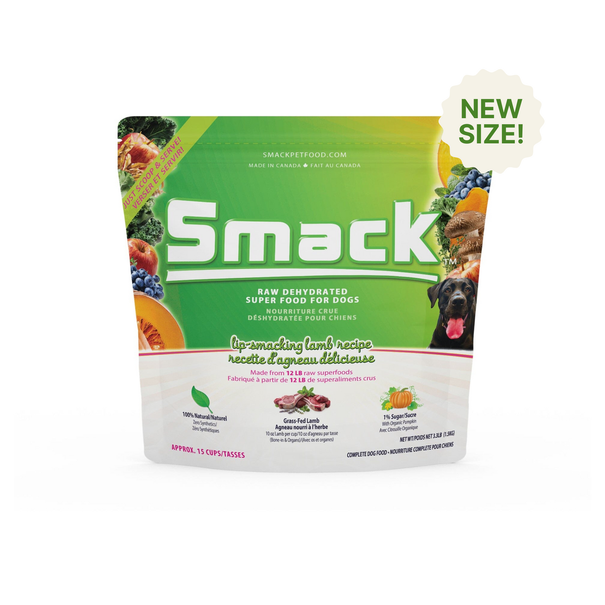 Lip Smacking Lamb (DOG) – Smack Pet Food Inc.