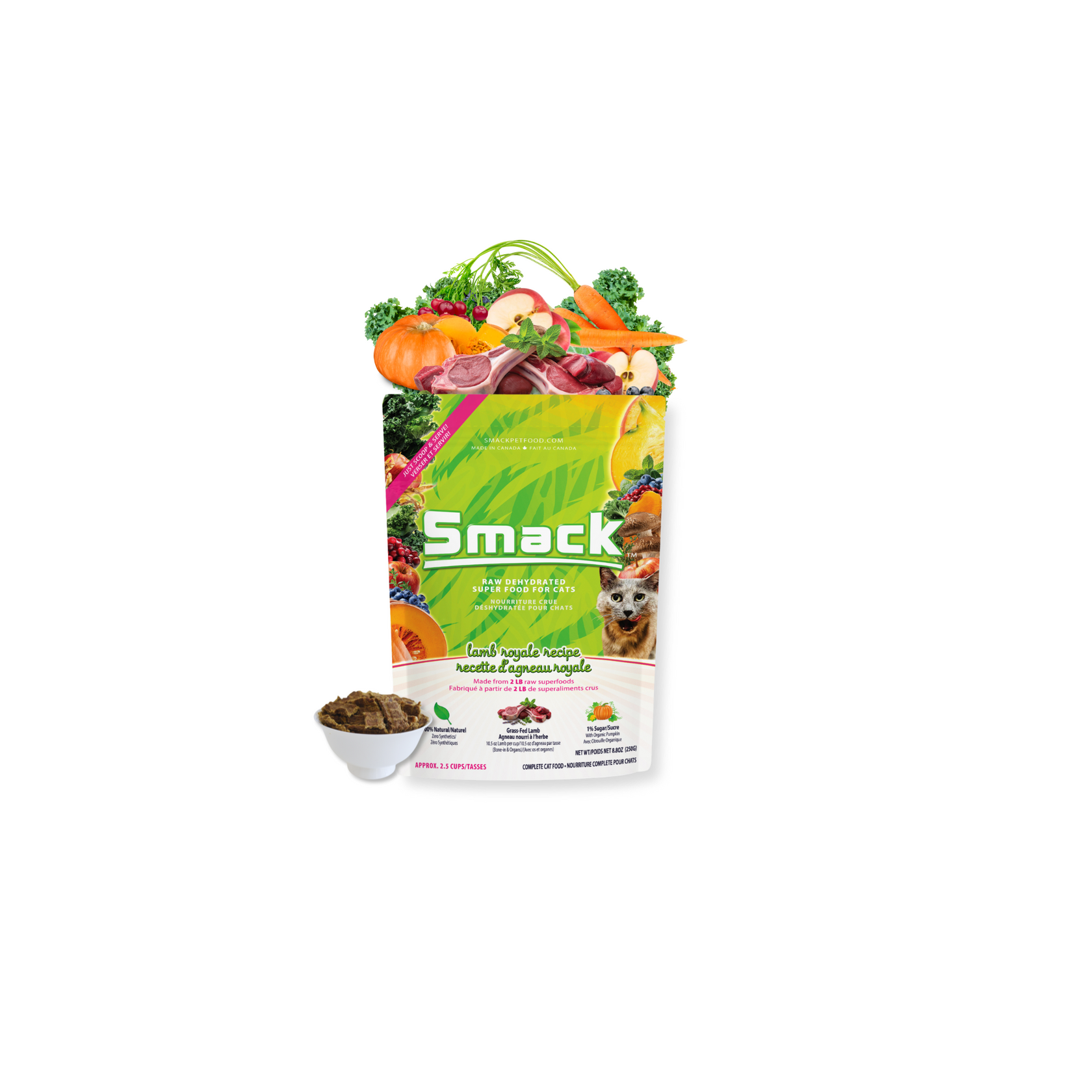 Smack Pet Food - 5-STAR RATED - Whole Raw Foods | Kibble Convenience ...