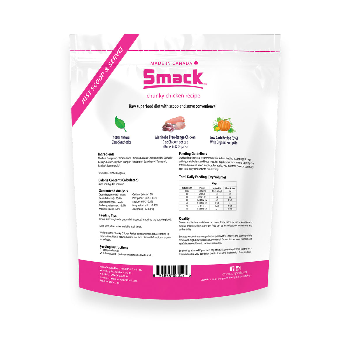 Chunky Chicken – Smack Pet Food Inc.