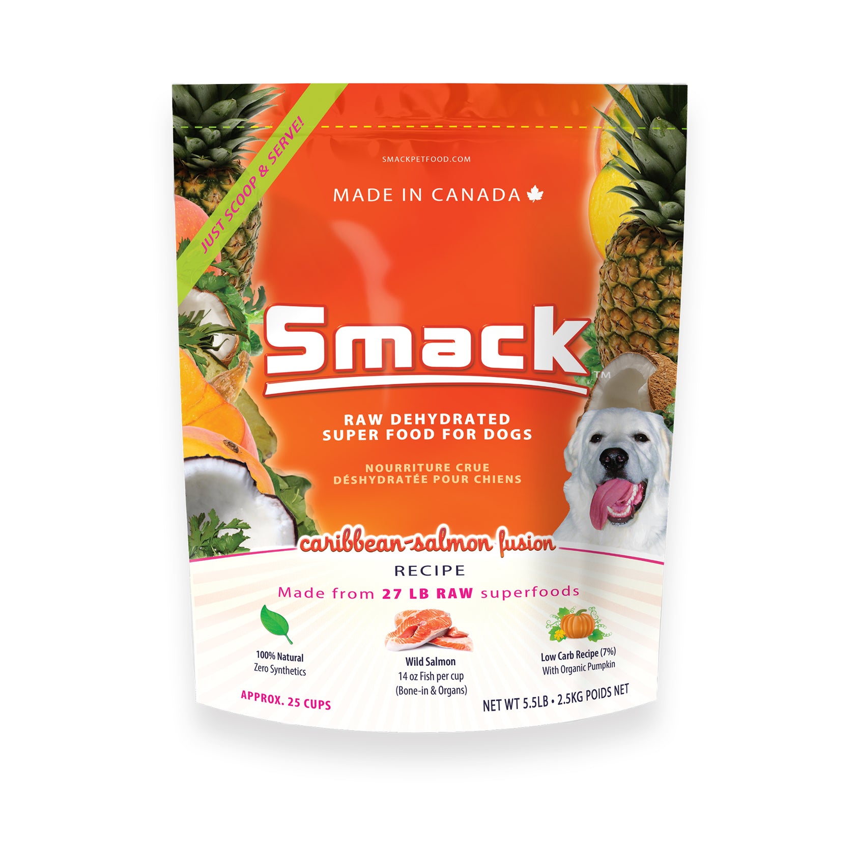 Smack Pet Food - 5-STAR RATED - Whole Raw Foods | Kibble Convenience ...