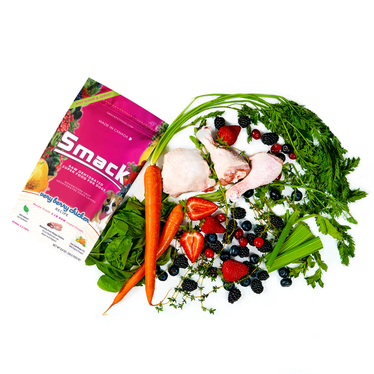 Very Berry Chicken – Smack Pet Food Inc.